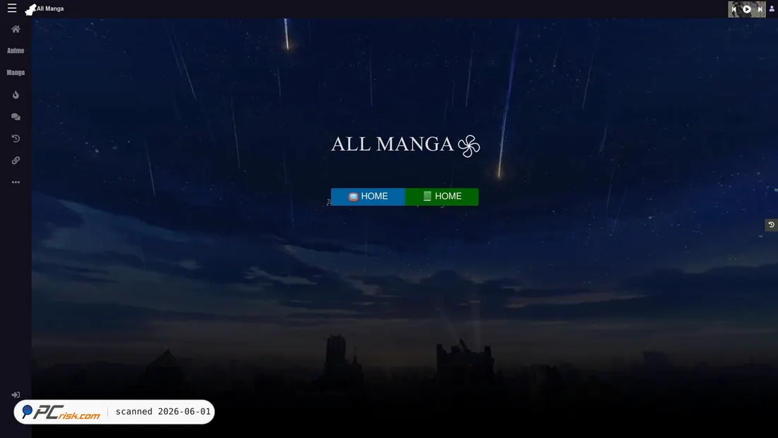 Is allmanga.to Safe? Security Scan Report | PCrisk